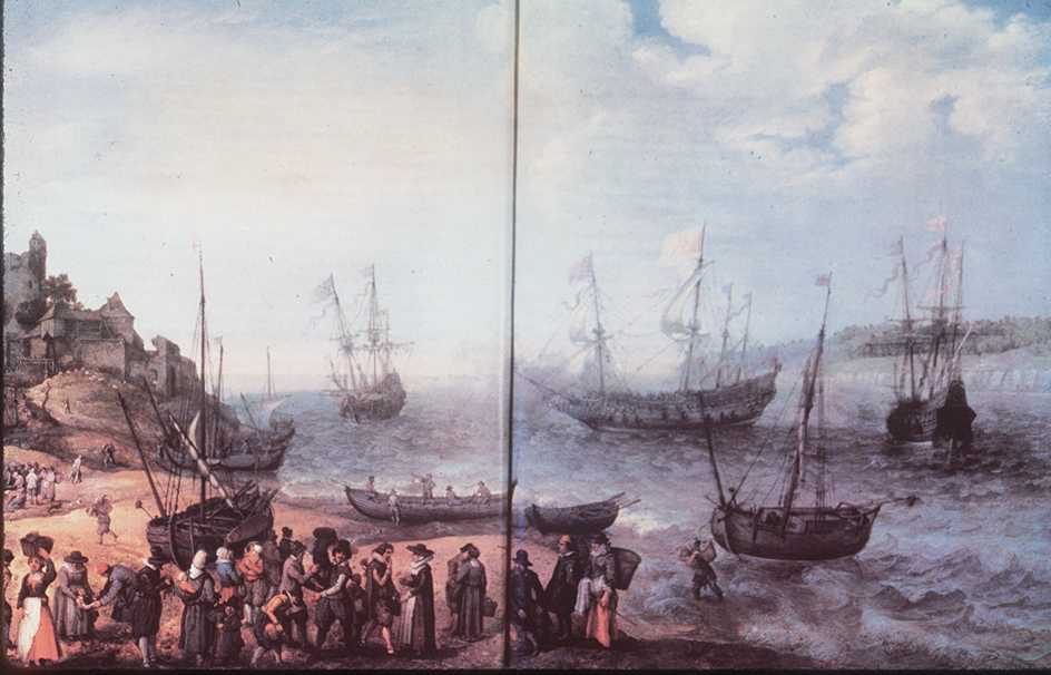 Puritans - Departing England for the New World