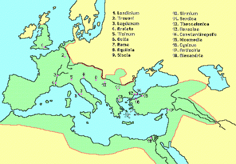 Roman Empire - Extent in First Century