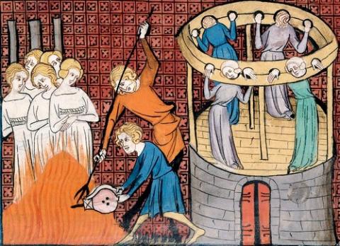 Torture Instruments from Medieval Times - THE JUDAS CRADLE