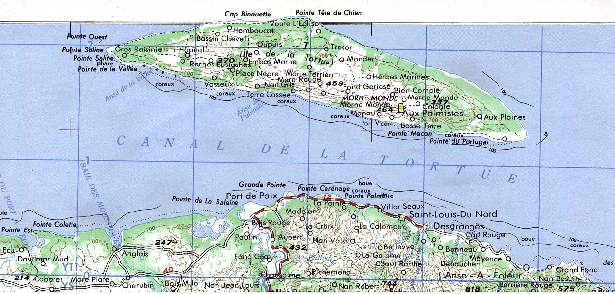 Mapa Da Ilha De Tortuga