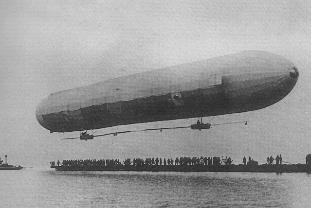 First Airship - Zeppelin LZ 1 Aloft