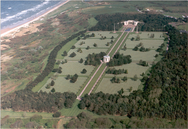 9,387 Graves - American Cemetery at Colleville-sur-Mer