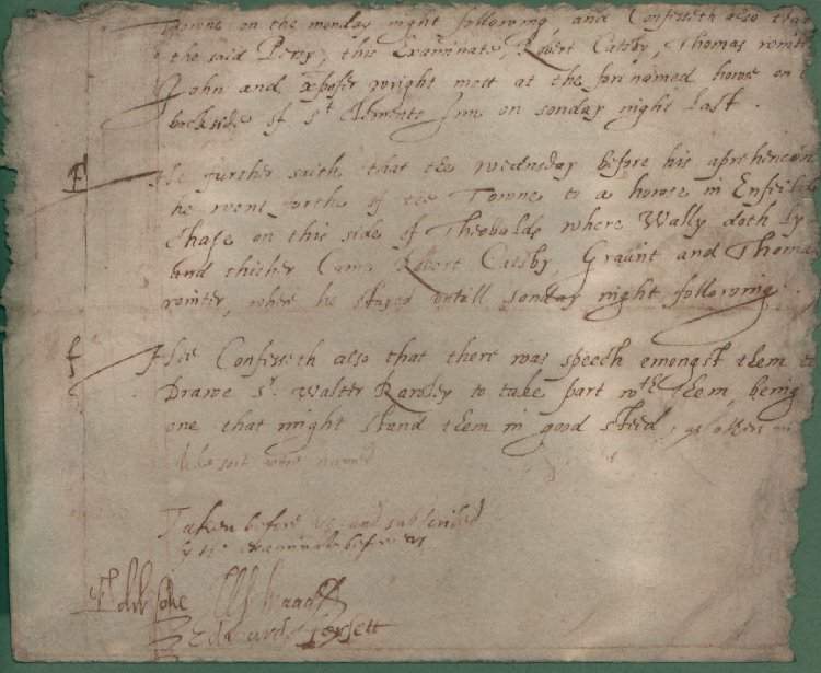 Confession of Guy Fawkes, after Torture