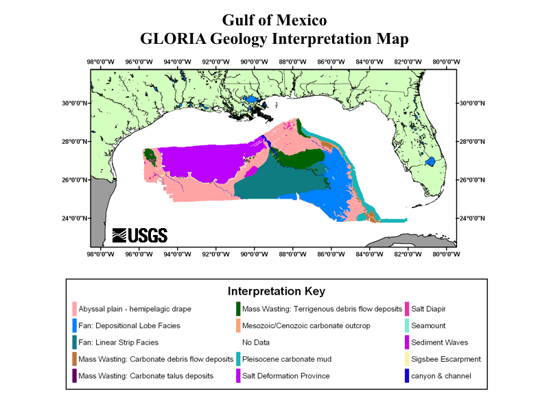 Mississippi Geology Map