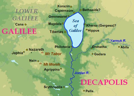 Galilee - Map Locator