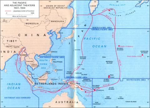 The Pacific Theater - Map