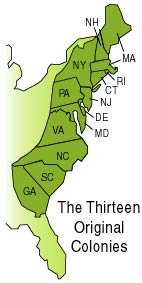 The Thirteen Original Colonies