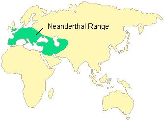 Neanderthal Range - Map