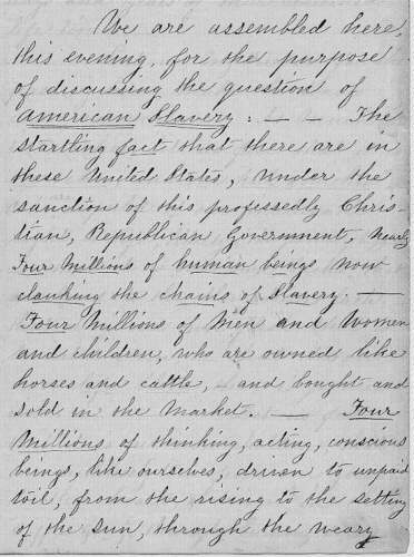 Susan B. Anthony's Speech