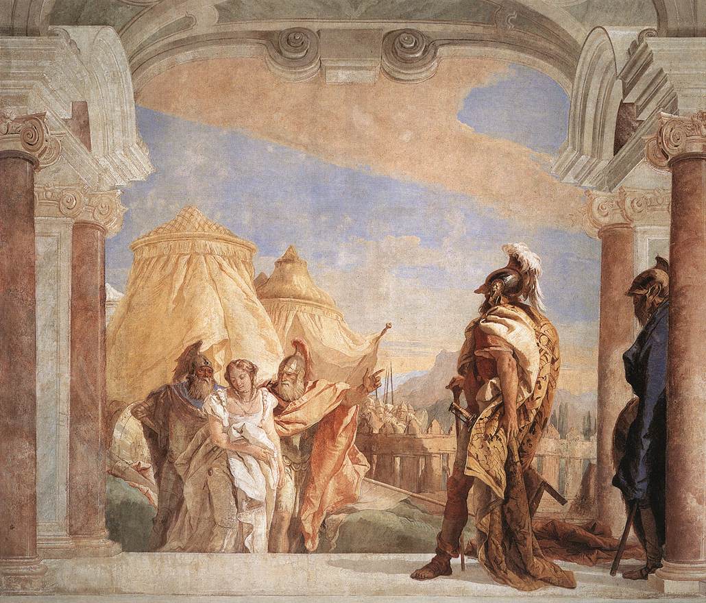 Briseis To Agamemnon Fresco By Tiepolo Briseis To Agamemnon Fresco By Tiepolo